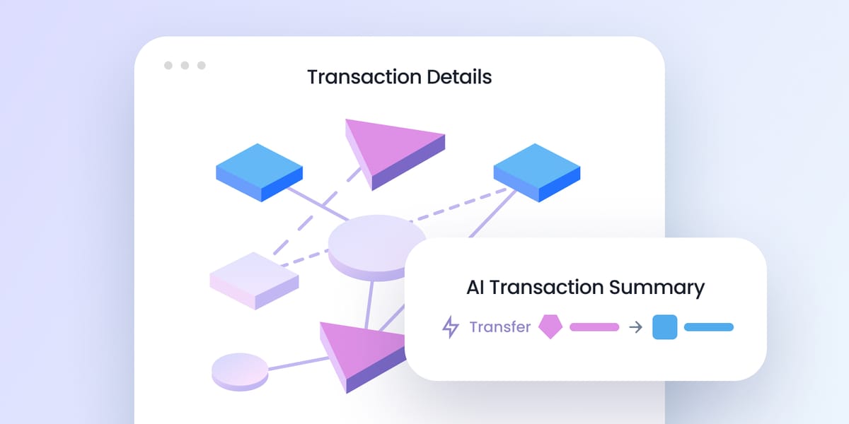 AI transaction summaries on Blockscout block explorer