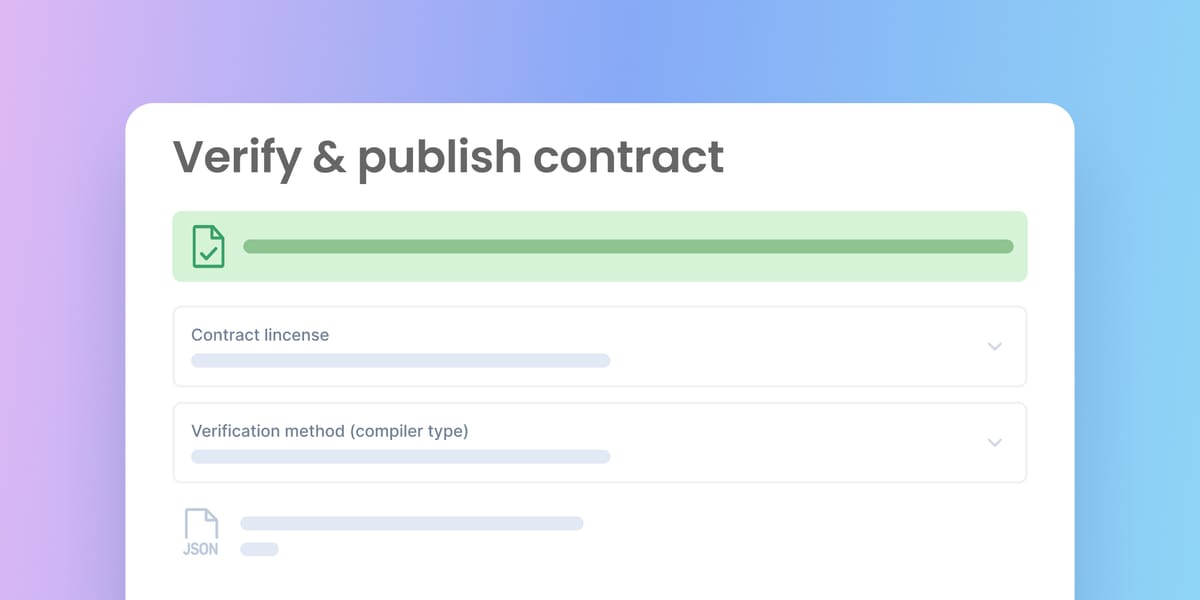 How to Deploy with Hardhat and Verify Your Smart Contract with the Blockscout UI